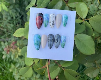 Mothman Cryptic Press on Nails, Reusable - Etsy