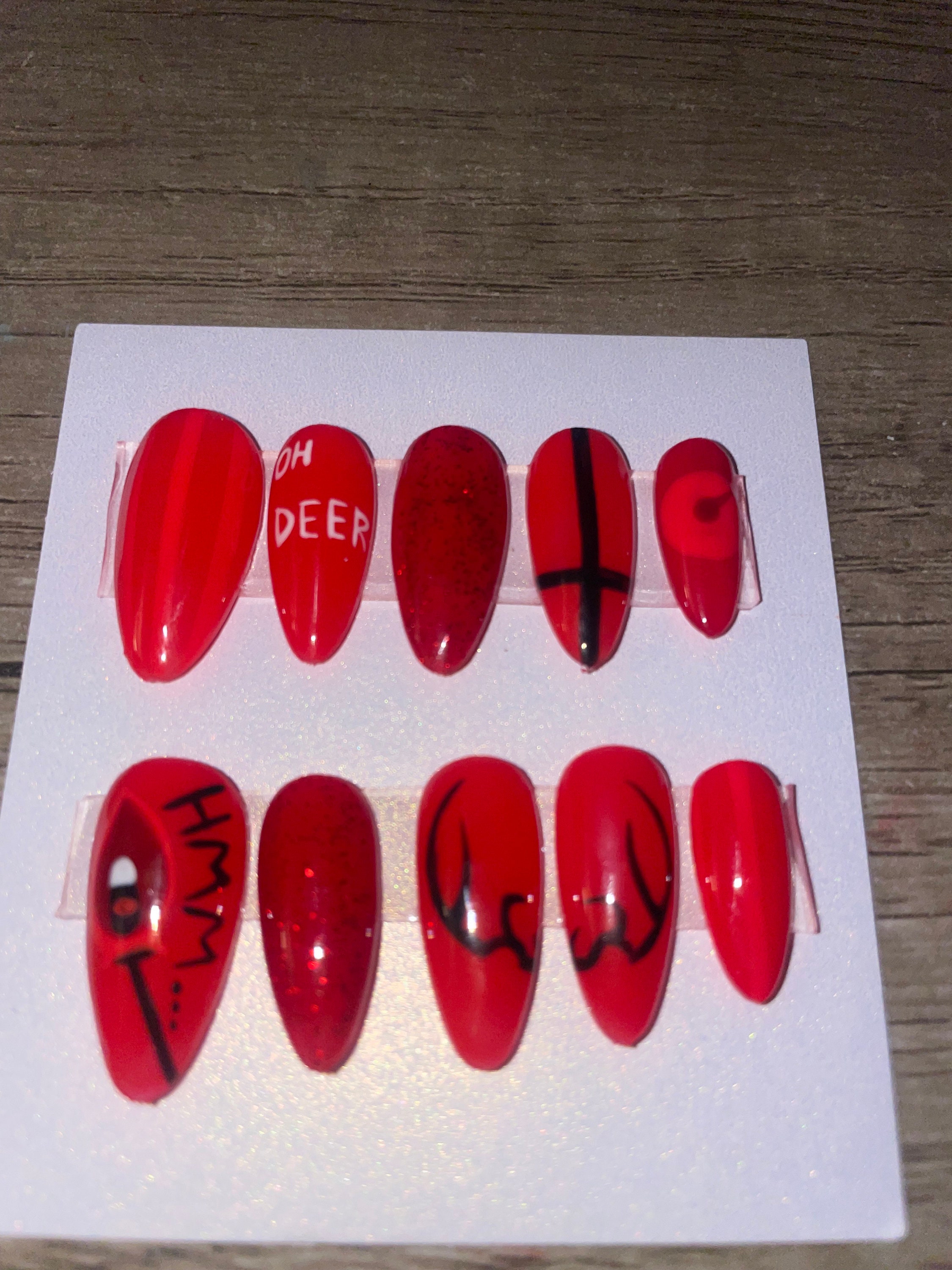 Alastor, Radio Demon Hazbin Hotel Press on Nails - Etsy