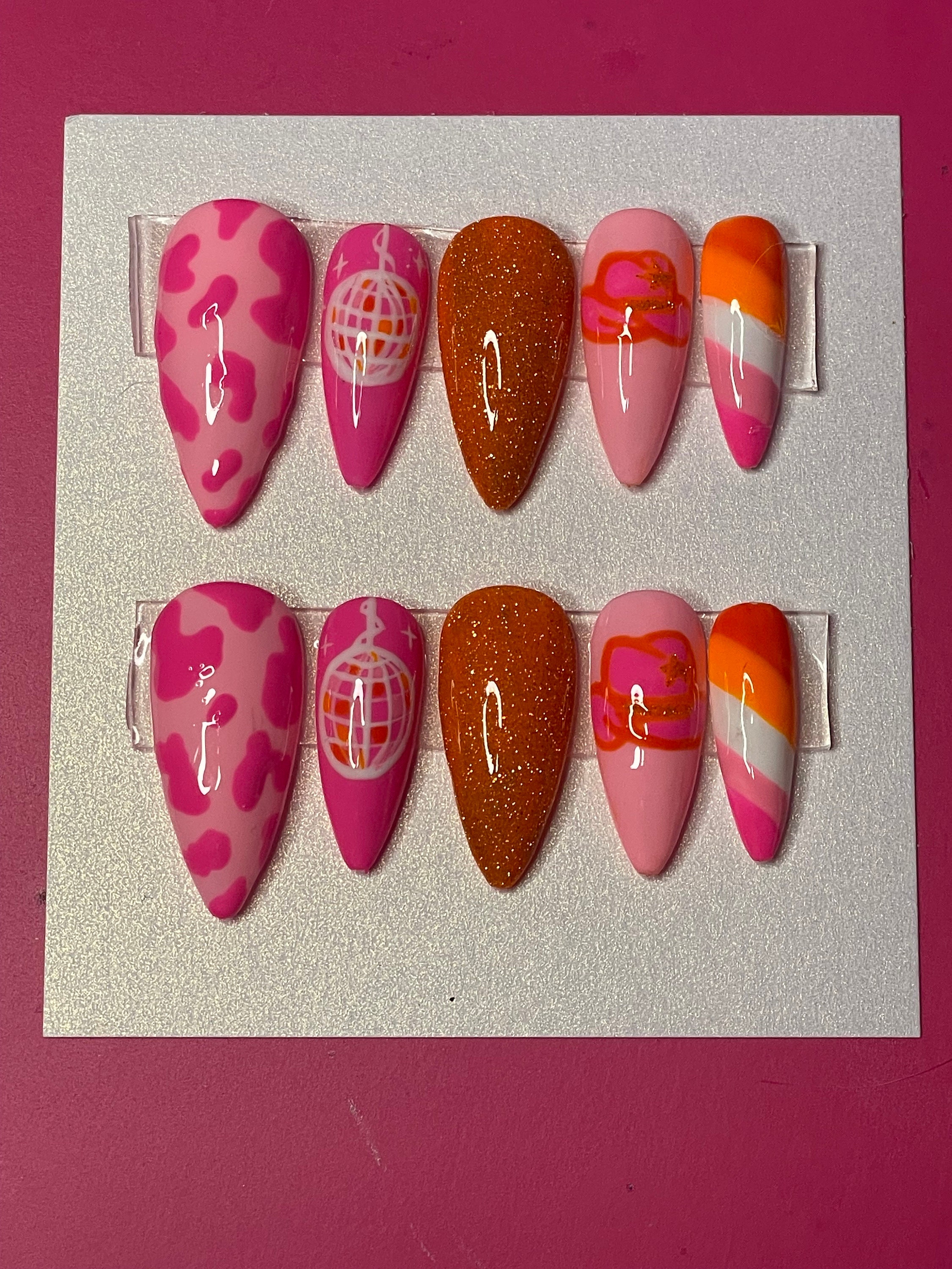 Pink Pony Club, Chappell Roan, Lesbian Pride Press on Nails - Etsy