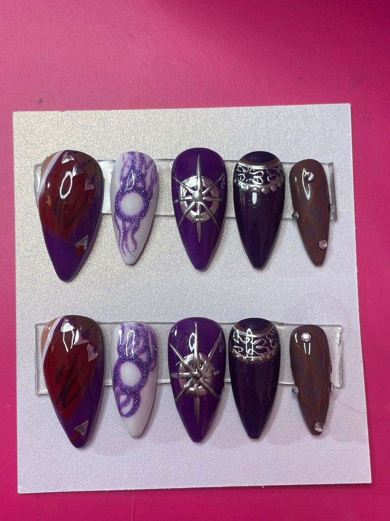 Gale, Baldur's Gate 3 Reusable Press on Nails - Etsy