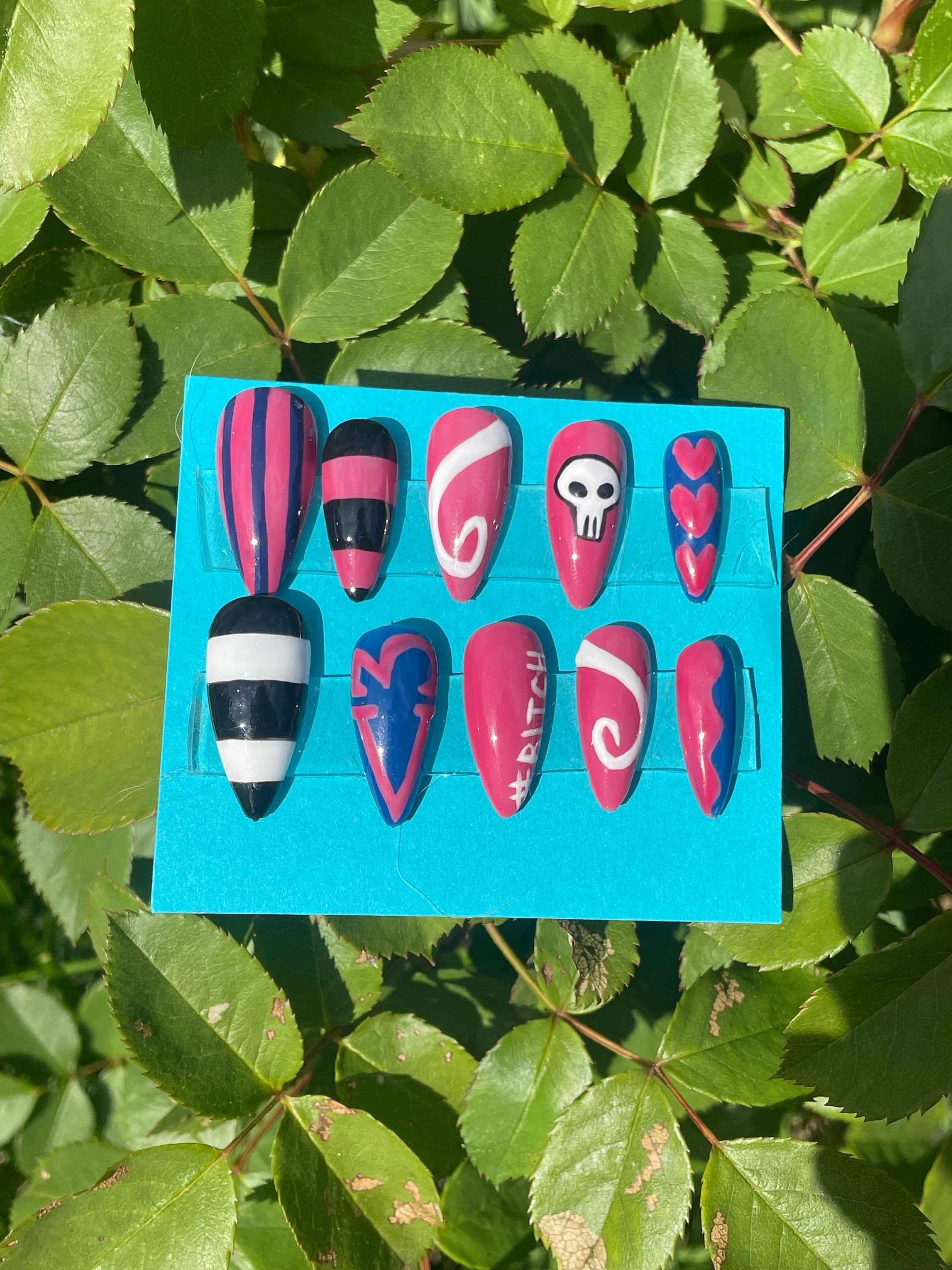 Velvette Hazbin Hotel Reusable Press on Nails - Etsy