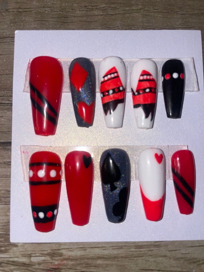 Husk Hazbin Hotel Press on Nails - Etsy
