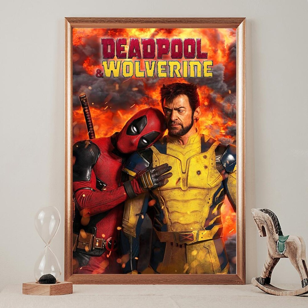 Deadpool & Wolverine Movie Poster / Home Decor / Room Decor / Poster ...