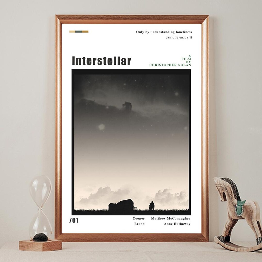 Interstellar Movie Poster / Home Decor / Room Decor / Poster Gift ...