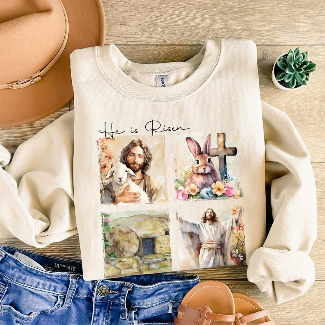 He is Risen PNG, Retro Easter Png, Matthew 286, Christian Easter Png ...