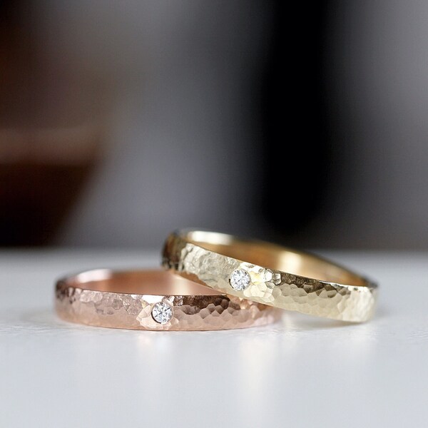 Flush Set Ring - Etsy