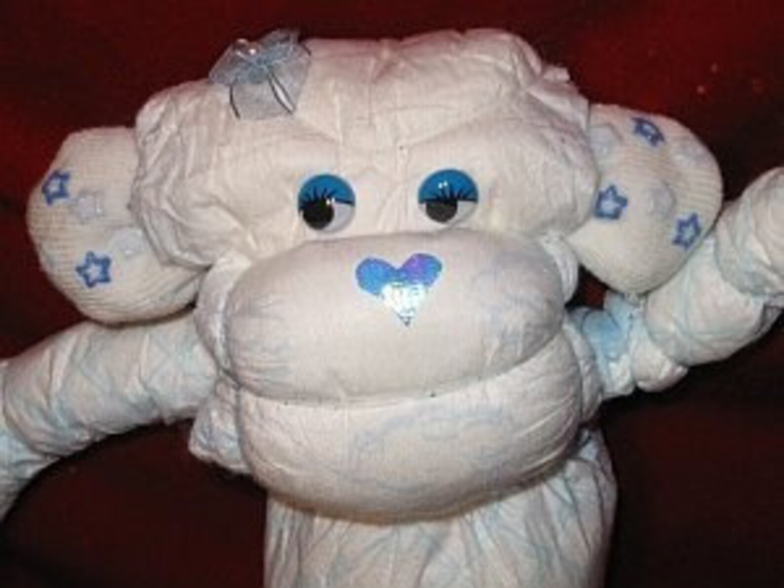 Learn 2 Make a Large MONKEY From Diapers & It's Banana | Etsy