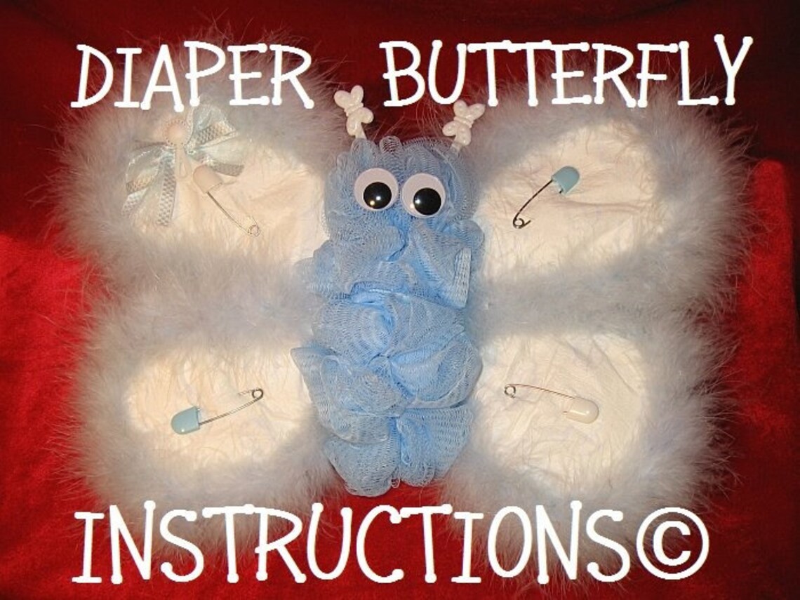 How to Make a Diaper Butterfly. Learn to Make This Breathtaking ...