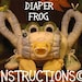 How to Make a Diaper Frog and Toadstool Night Light. Rrrribit. GR8 for ...