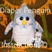 D.I.Y. Diaper Penguins - Instructions for Diaper Cake Topper - Penguins ...