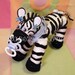Diaper Zebra Instructions. Learn to Make From Diapers. Baby Shower Talk ...