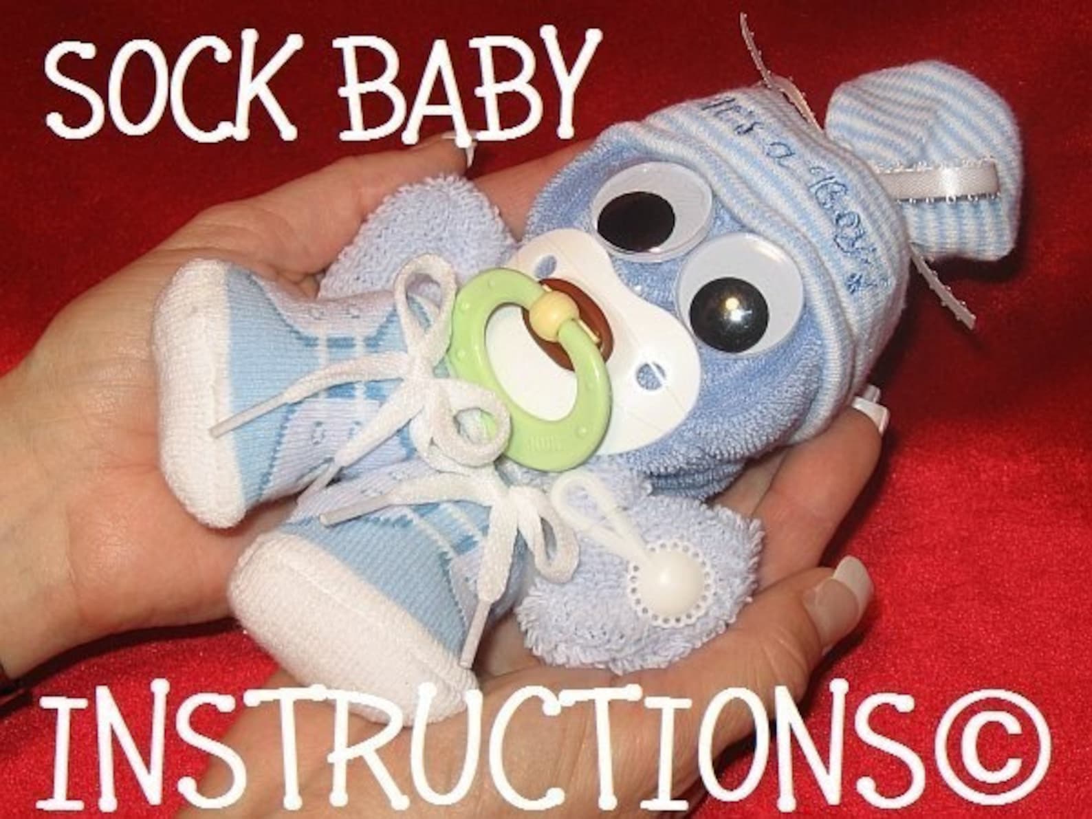 Instructions for a SOCK BABY. Learn How to Make This Adorable - Etsy Canada