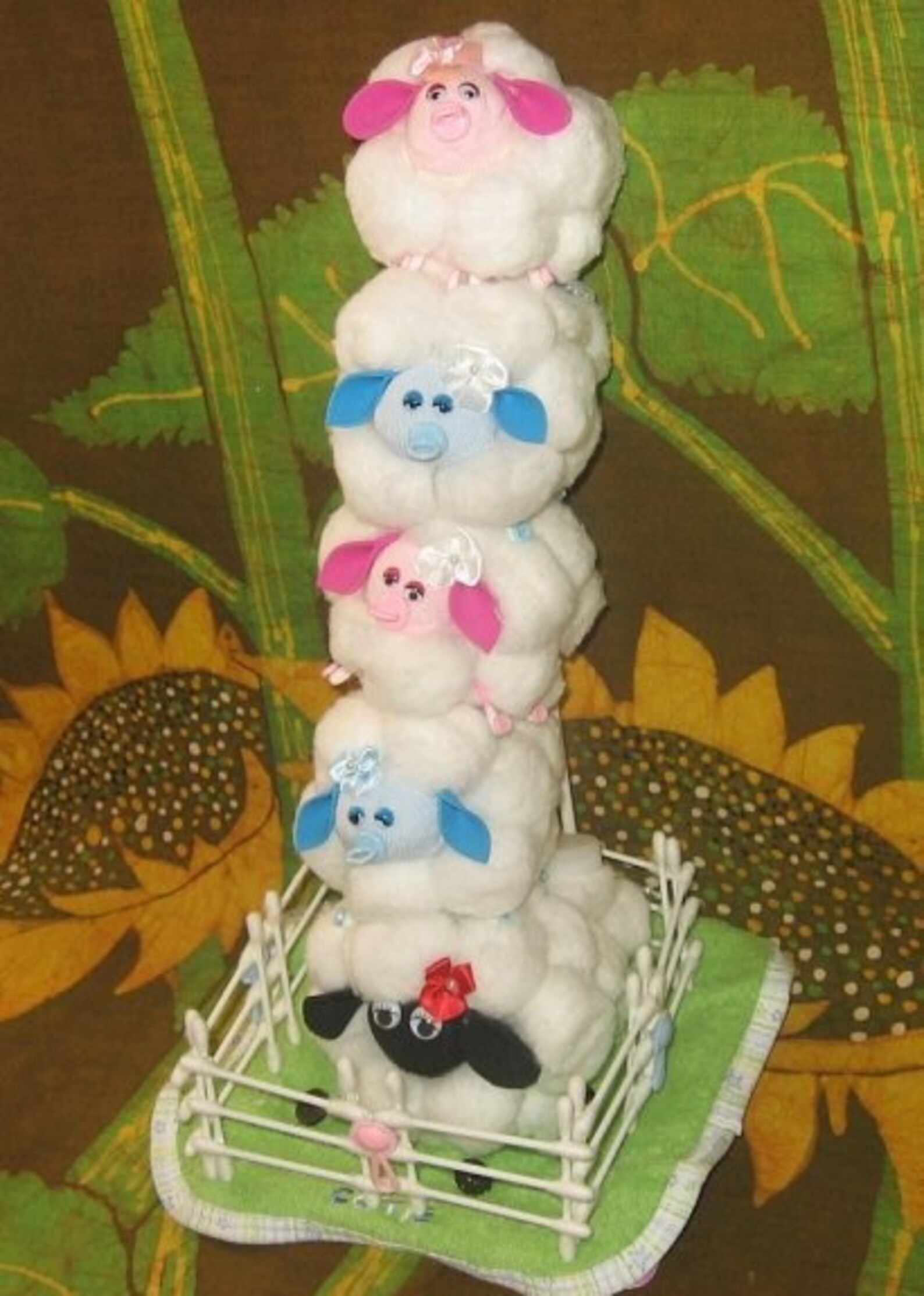 Diaper SHEEP - LAMB Instructions. Don't Be SHEEPISH Great Baby Shower ...