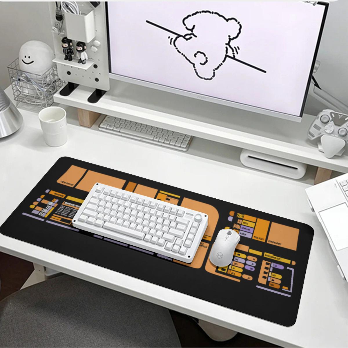 Ops Station LCARS Long Mouse Pad / Desk Mat - Data Helm Navigation ...