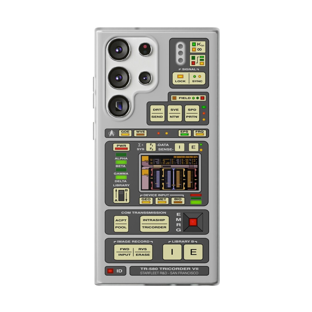Samsung Galaxy Starfleet Scanner Flexi Cases S23 S22 S21 Ultra Plus - Etsy
