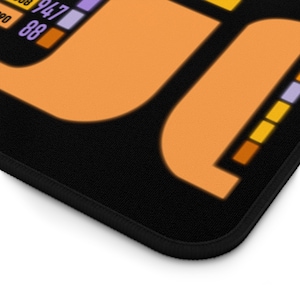TNG Transporter Display LCARS Desk Mat / Mouse Pad Prop - Etsy