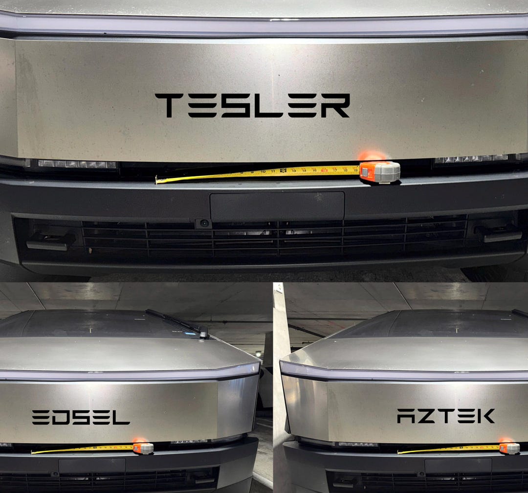 TESLER Tesla Cybertruck Buyers Remorse Decals - My Other Car is Not A ...