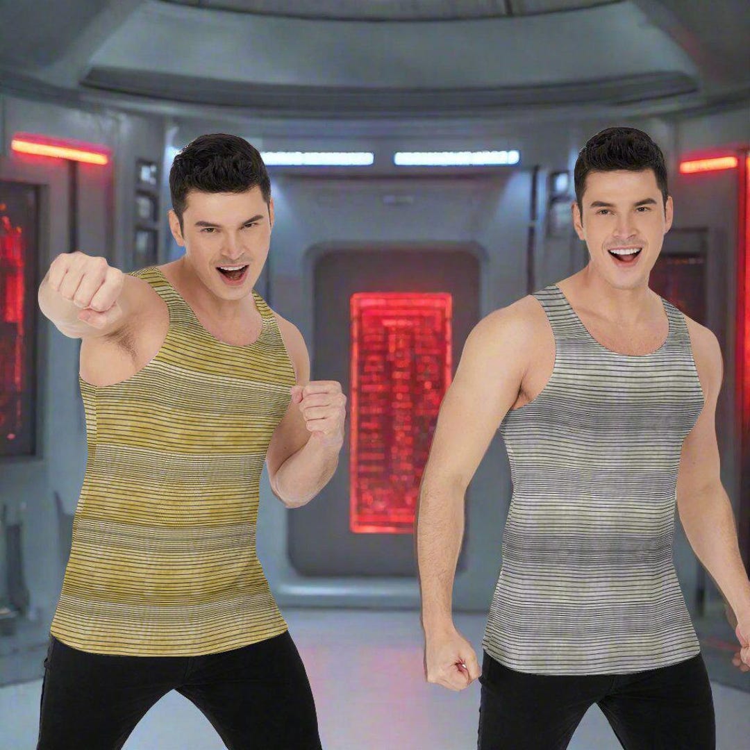 Alien Warrior Uniform Vest Tunic Costume Tank Top Silver or Gold - Etsy