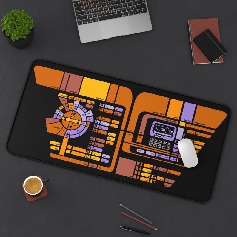 Starfleet Runabout LCARS Panel Rio Grande Yangtzee Ganges Gaming Mouse ...
