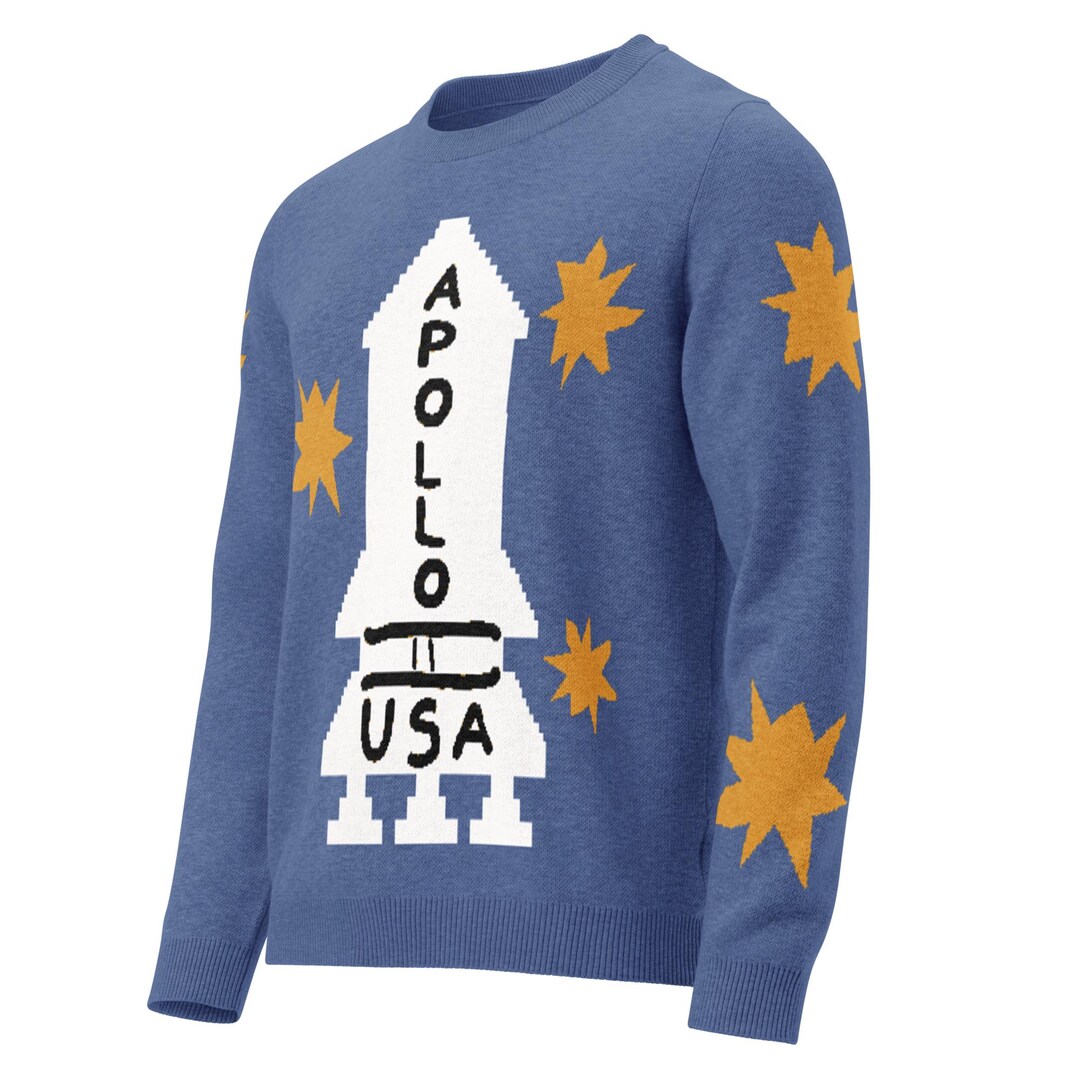 Apollo 11 Knitted Crew Neck Sweater Costume Danny Jumper - Etsy