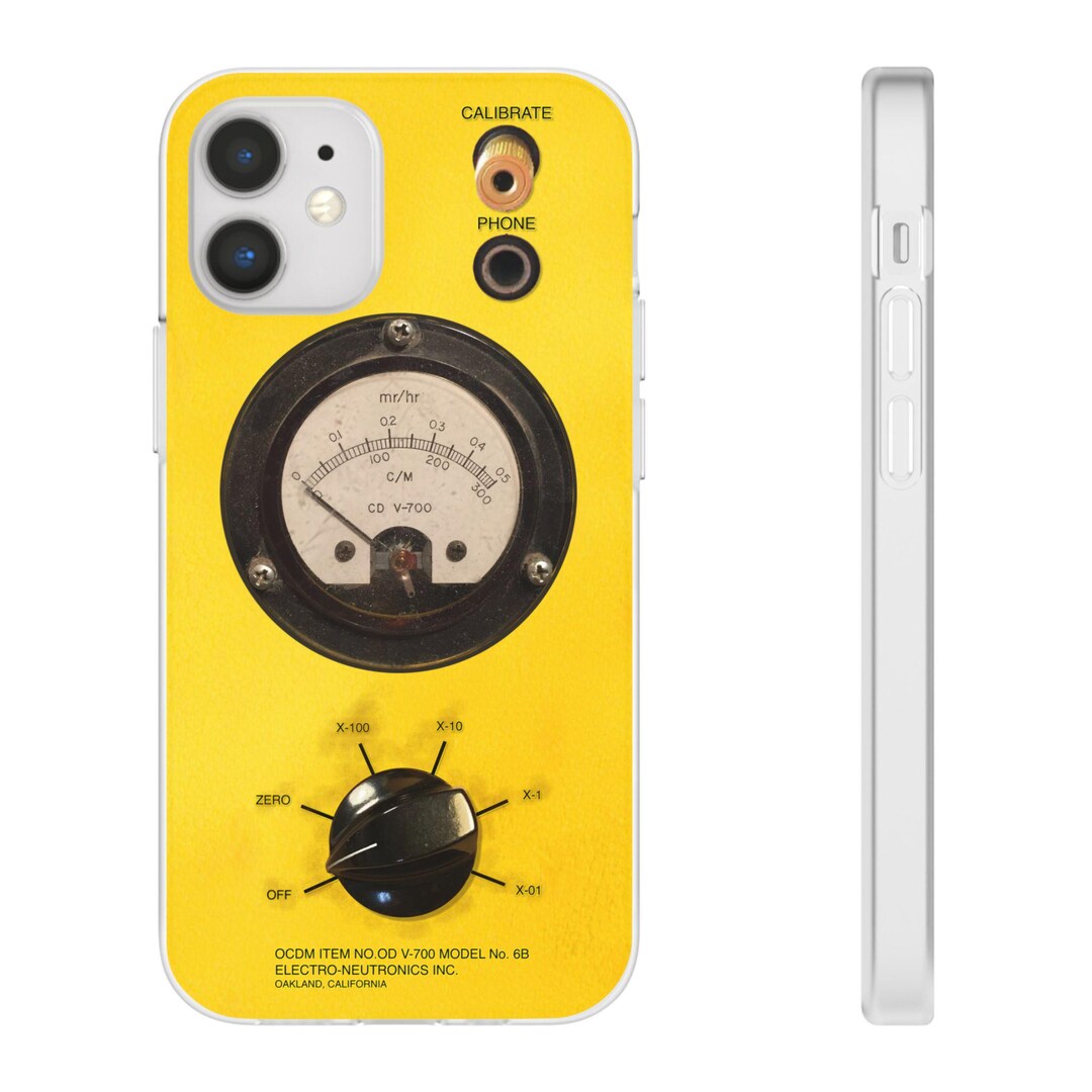 Fallout Geiger Counter Look iPhone Case 16 15 14 13 12 Pro Max Mini ...
