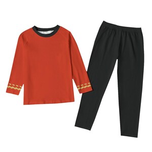 Kid's Starship Uniform Division Pajamas - Command Science Medical ...