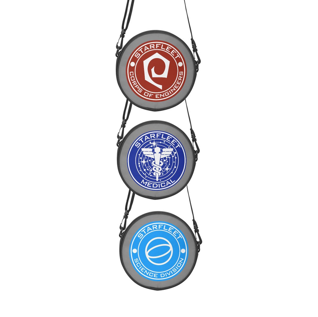 Starship Division Round Satchel Bags - Engineering - Science - Medical ...