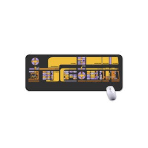 Starship LCARS Panel Long Mousepad Mouse Pad Desk Mat - Display ...