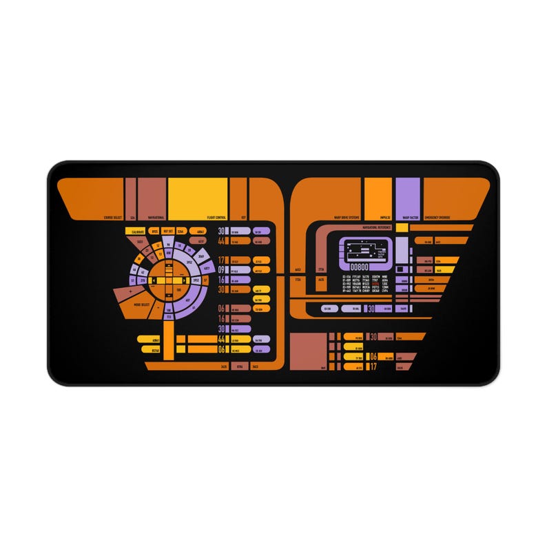 Starfleet Runabout LCARS Panel Rio Grande Yangtzee Ganges Gaming Mouse ...