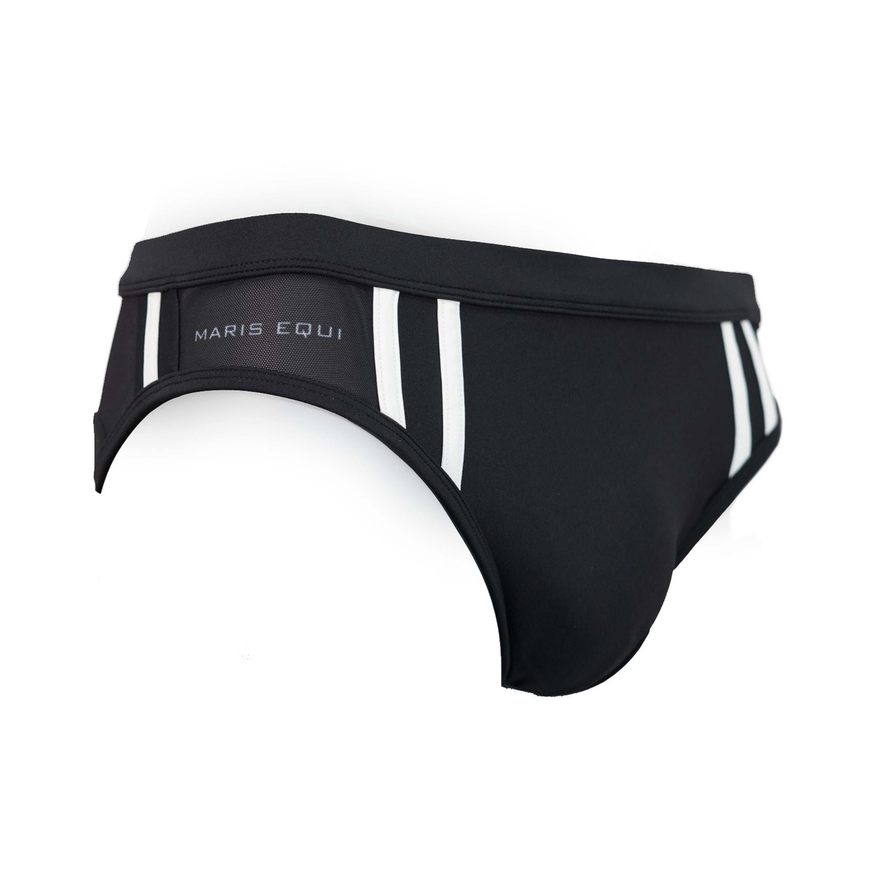 Referee Men's Swim Brief Swim Suit With Peek a Boo See Through Mesh ...