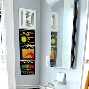 TOS Enterprise Scale Engineering Bridge Displays Wall Decal Prop Set 4 ...