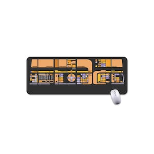 Ops Station LCARS Long Mouse Pad / Desk Mat - Data Helm Navigation ...