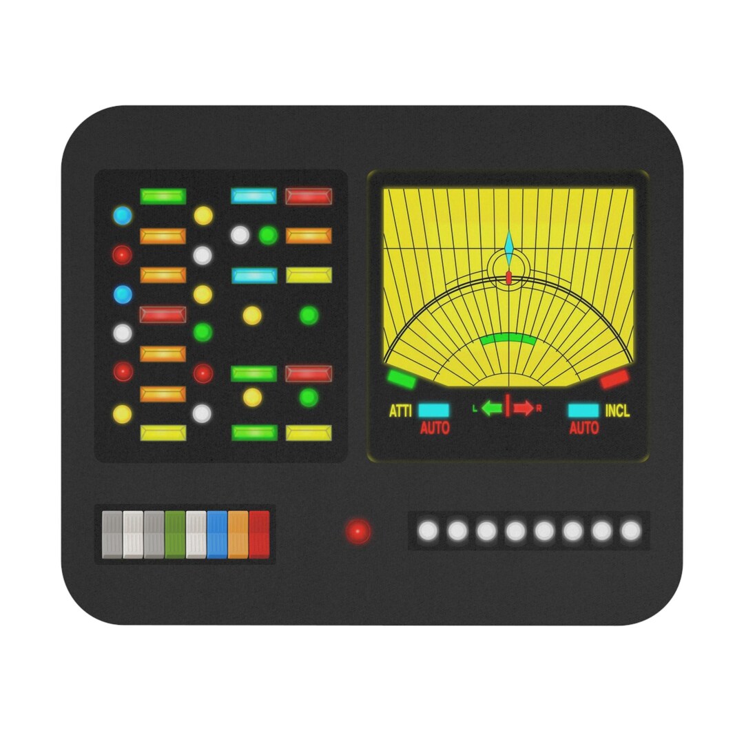 Starship Navigation Console Mouse Pad (rectangle) TOS Prop LCARS - Etsy