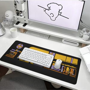 CONN Display LCARS Long Mouse Pad / Desk Mat - Helm Navigation Prop - Etsy