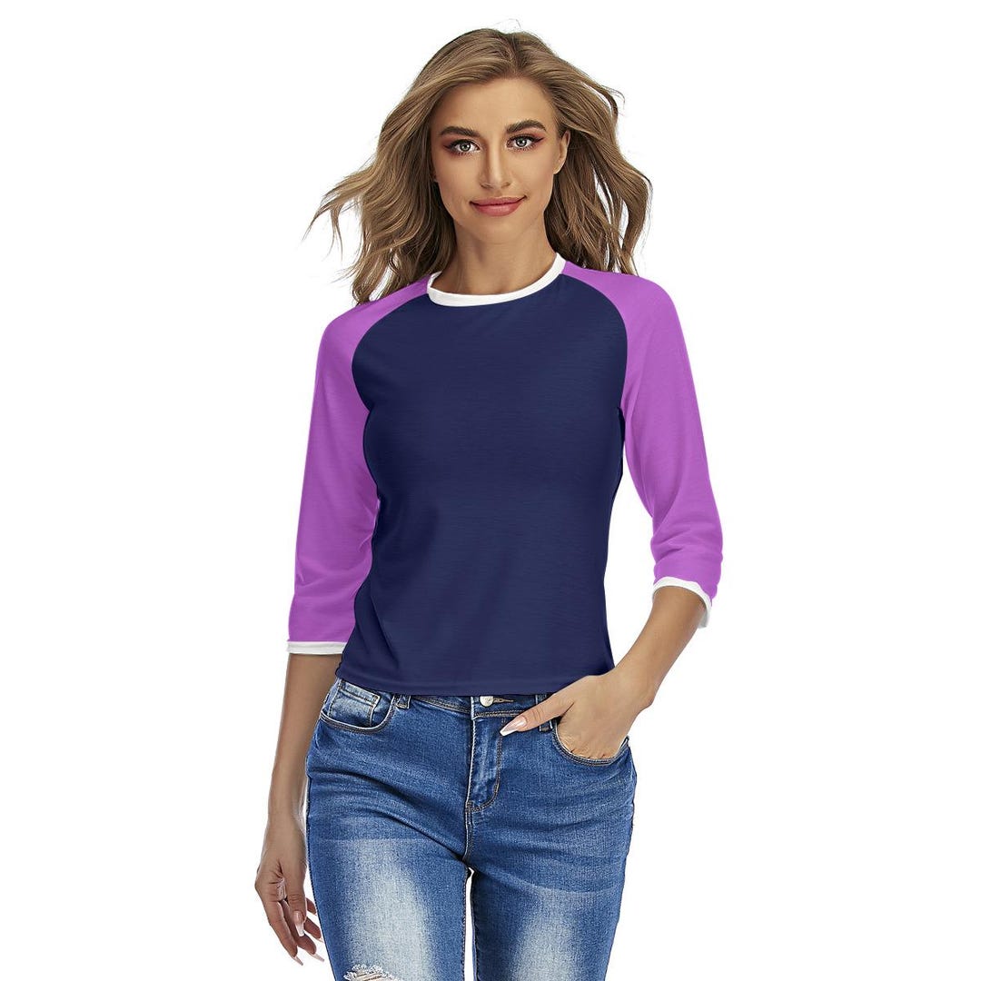 Android 18 Costume Cosplay Shirt Purple Sleeves C18 - Etsy