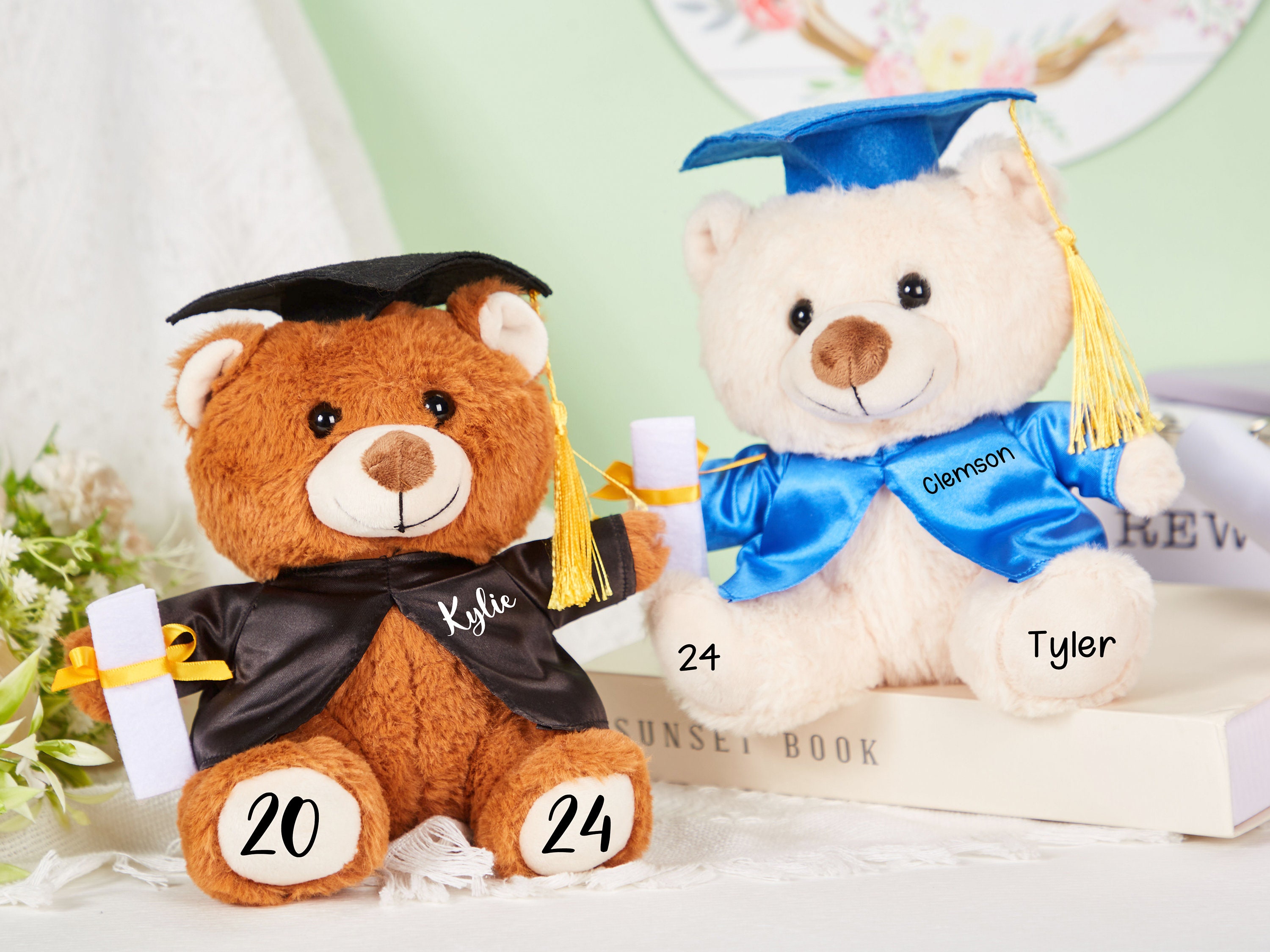 Personalized Graduation Bear 2024 Custom Grad Teddy Custom Graduation ...