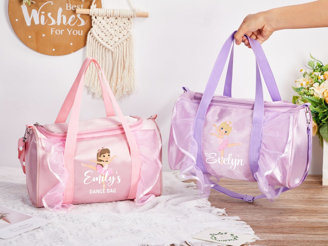 Personalized Ballet Bag,custom Dance Bag,ballerina Dance Bag for Girls ...