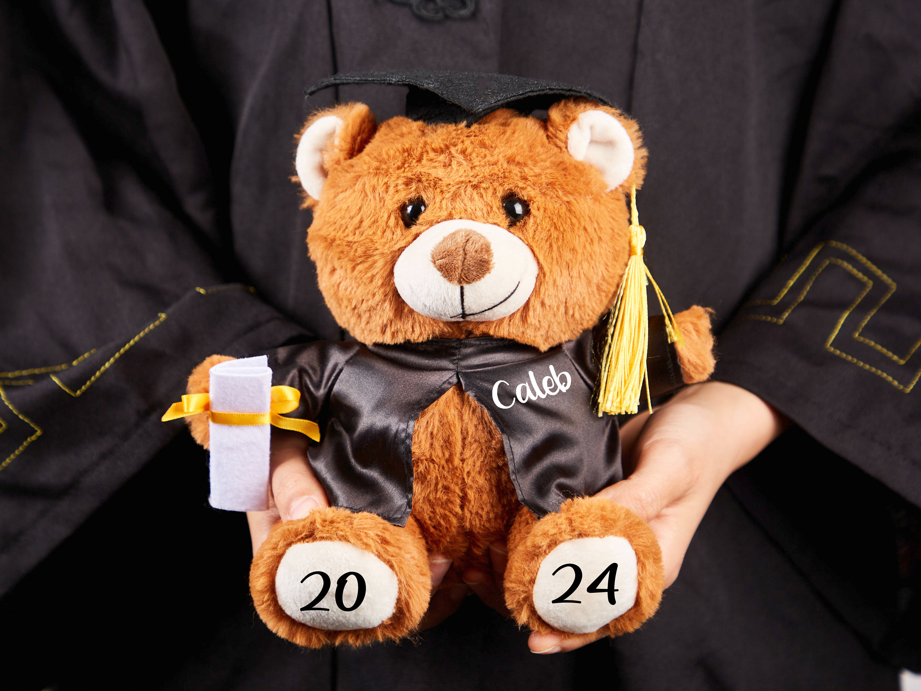 Personalized Graduation Bear 2024 Custom Grad Teddy Custom Graduation ...