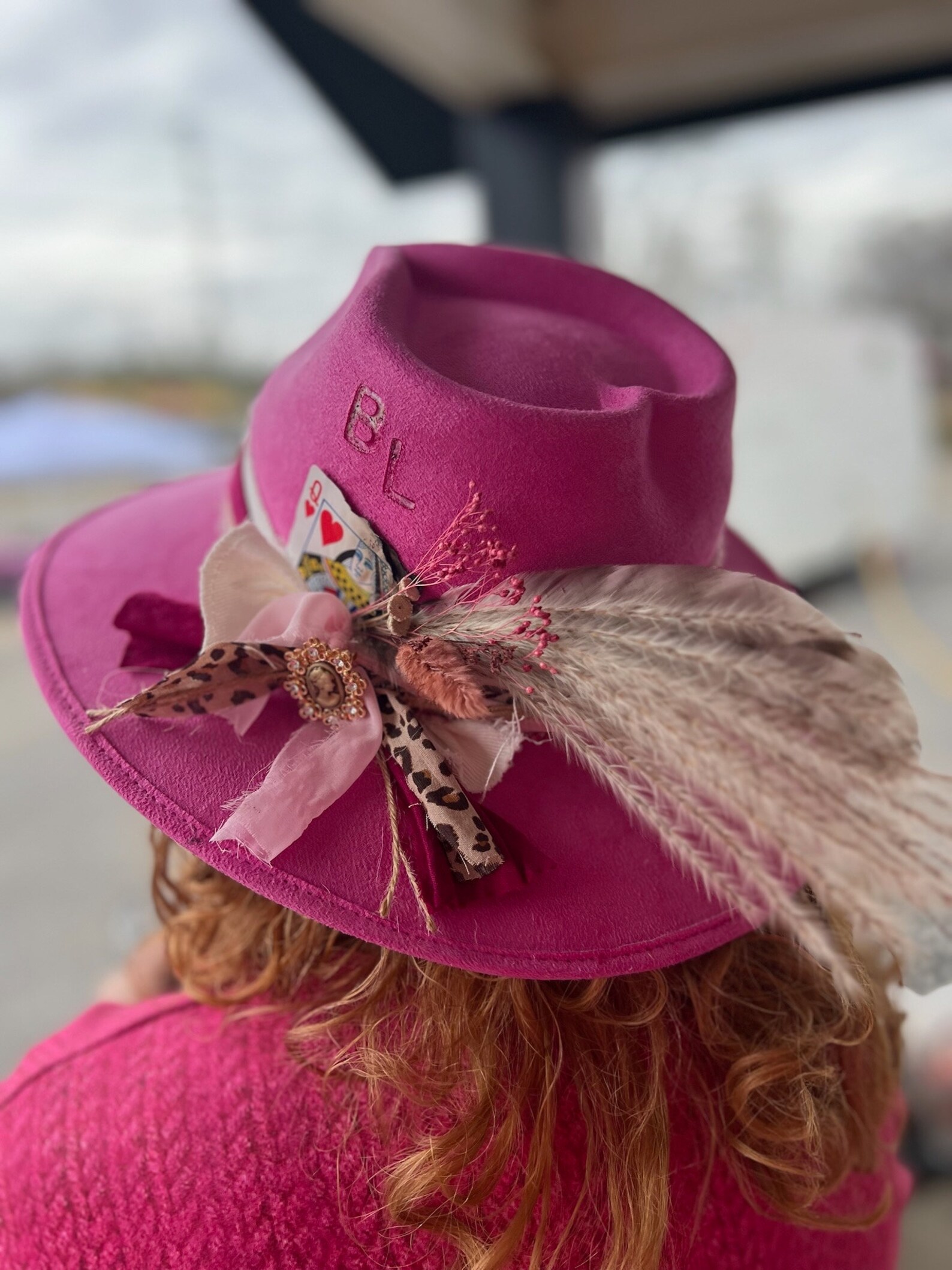 Heart Shaped Hat, Custom Hat, Pink Hat, Branded Hat, Burnt Hat, Fashion ...