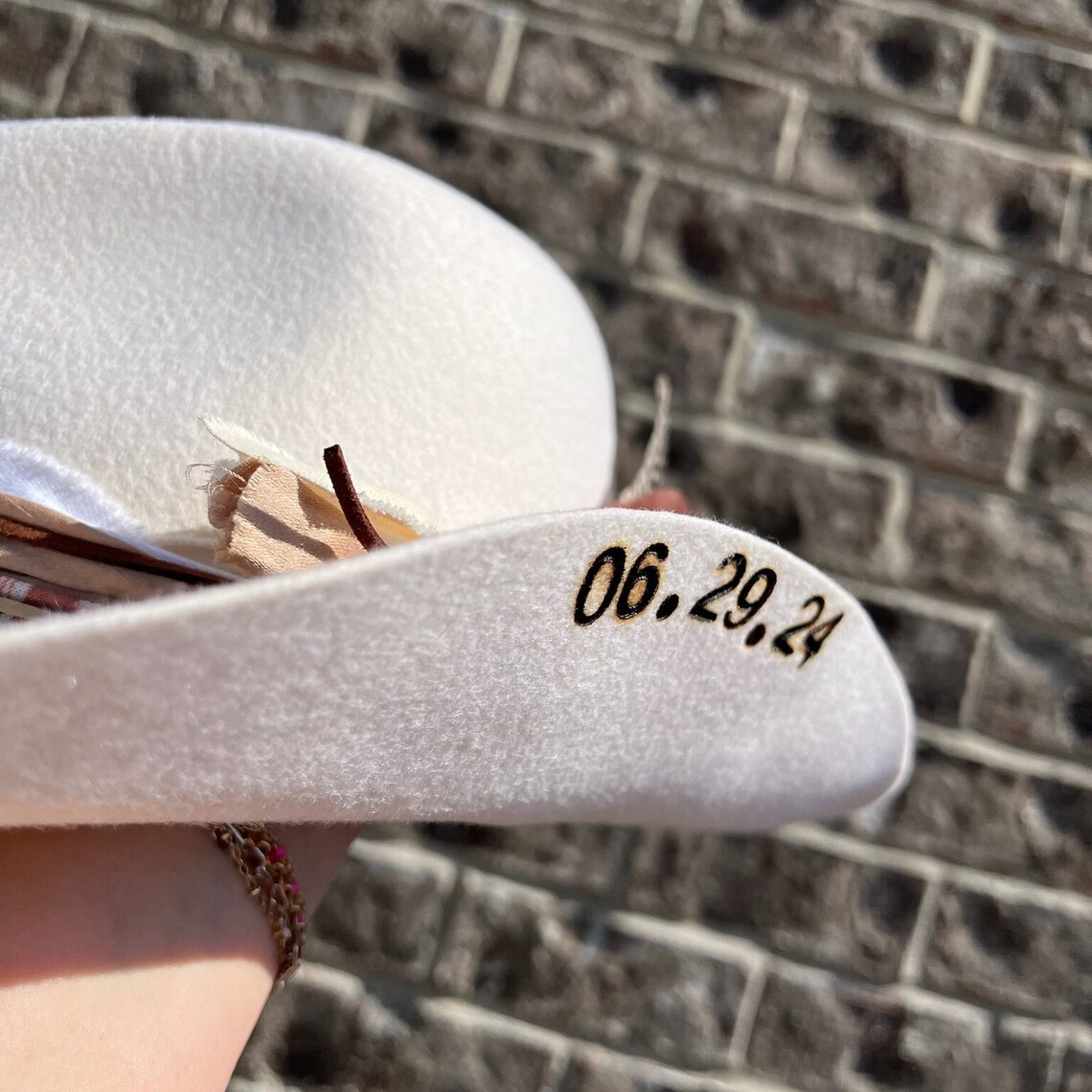 Wedding Date Hat, Bridal Hat, Wedding Reception Hat, Custom Bride Hat ...