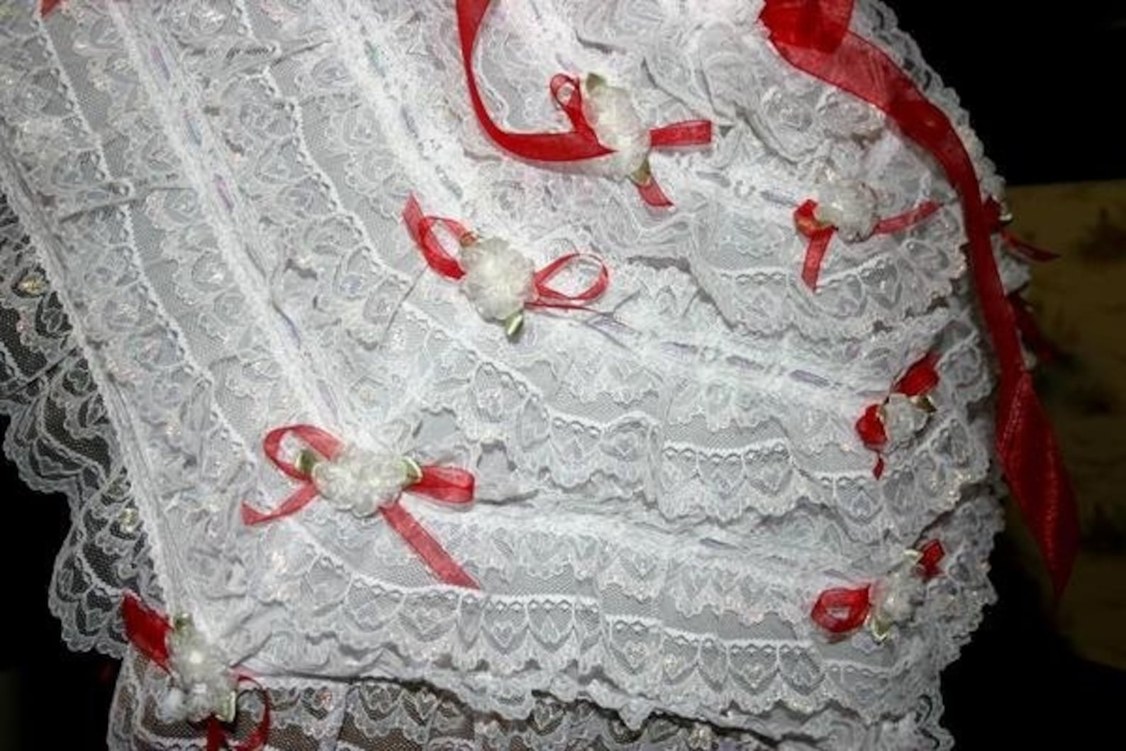 Victorian White Lace Parasol Edwardian Style - My Sweetheart- Designed ...