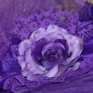 Purple Edwardian Tea Hat: Horsehair Royal Ascot Hat With Ostrich Plumes ...