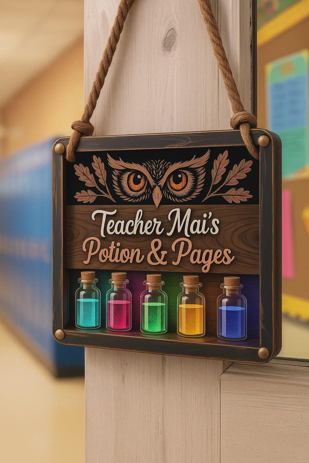 Personalized Teacher Door Sign – Wizard Classroom Decor - Etsy