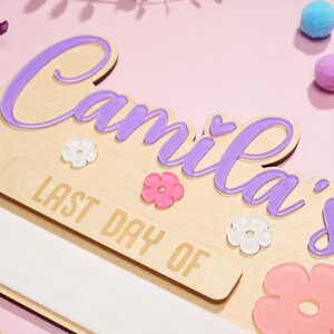 First Day & Last Day of School Sign - Reusable First Day of School Sign ...