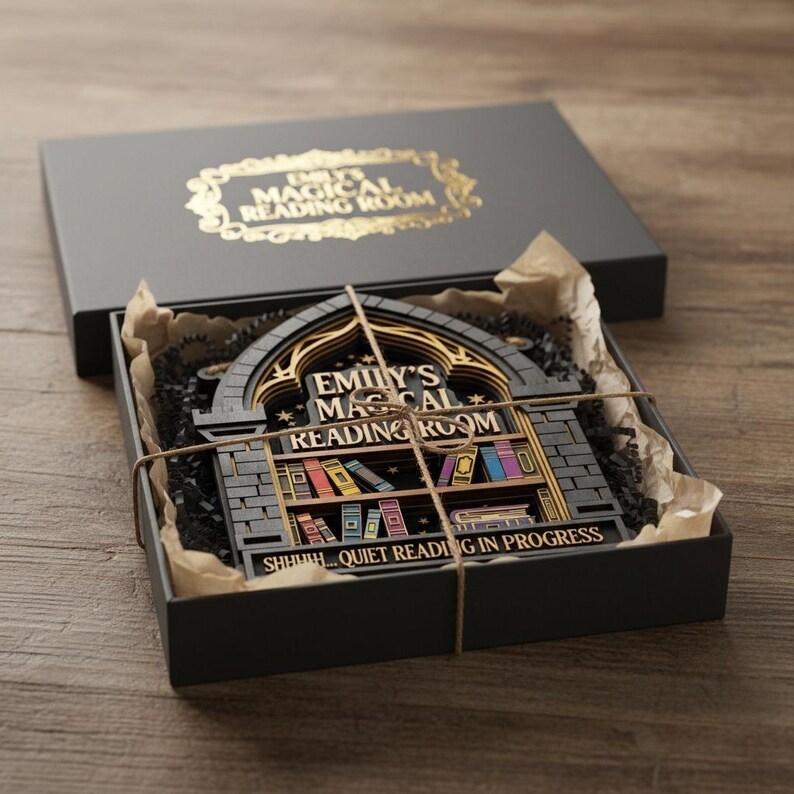 Personalized Magical Reading Room Sign - Fantasy Library Door Decor ...