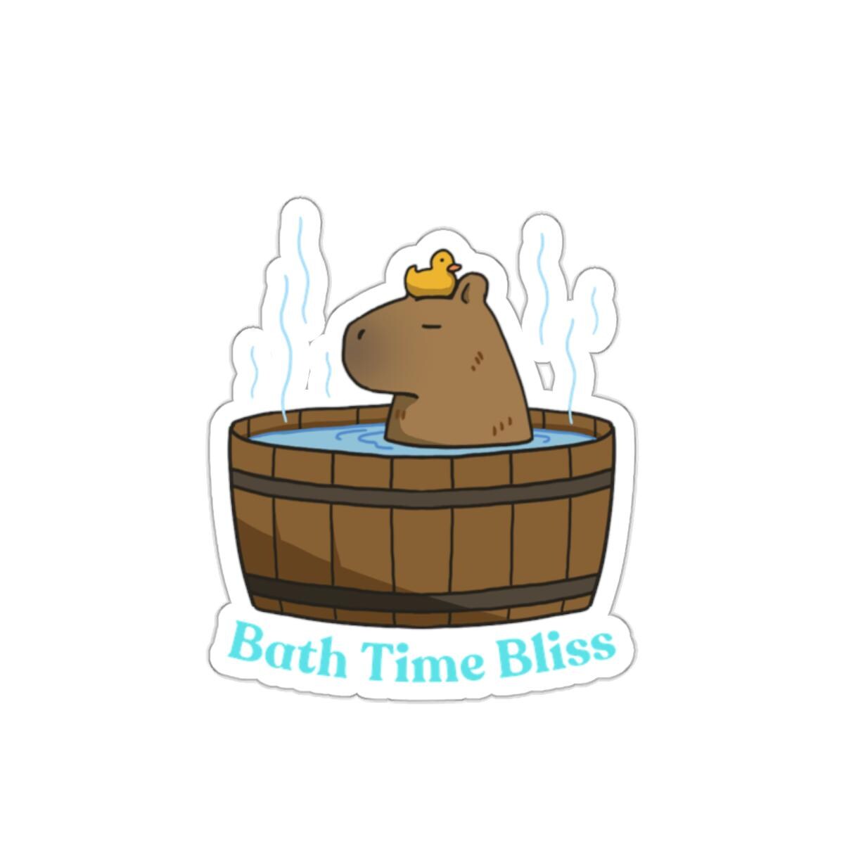 Capybara Sticker Cute Capybara Sticker Funny Capybara Sticker Capybara ...