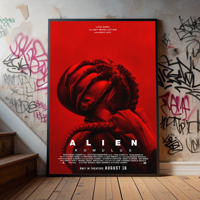 Alien: Romulus Movie Poster, Premium Canvas Poster, Film Fans ...
