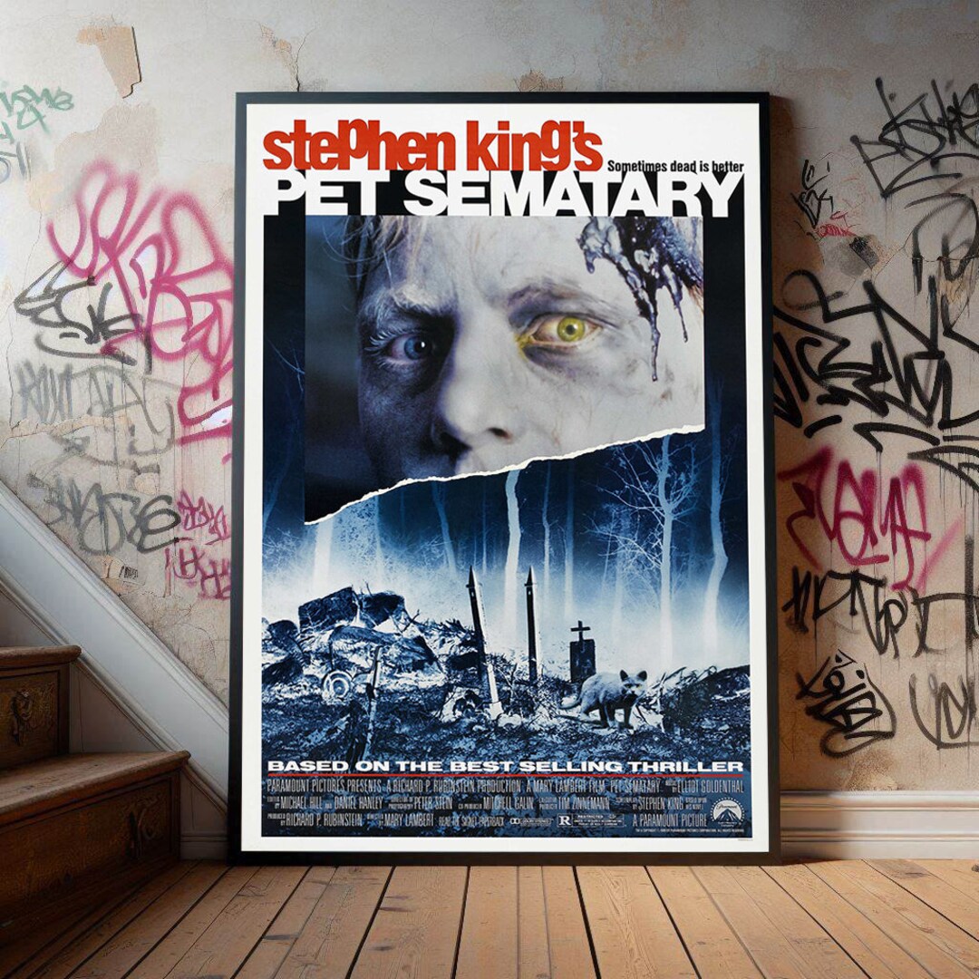 Pet Sematary Movie Poster, Premium Canvas Poster, Film Fans ...