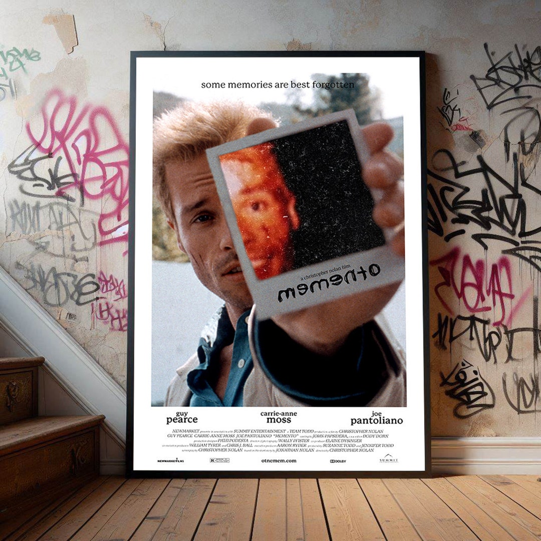 Memento Movie Poster, Premium Canvas Poster, Film Fans Collectibles ...