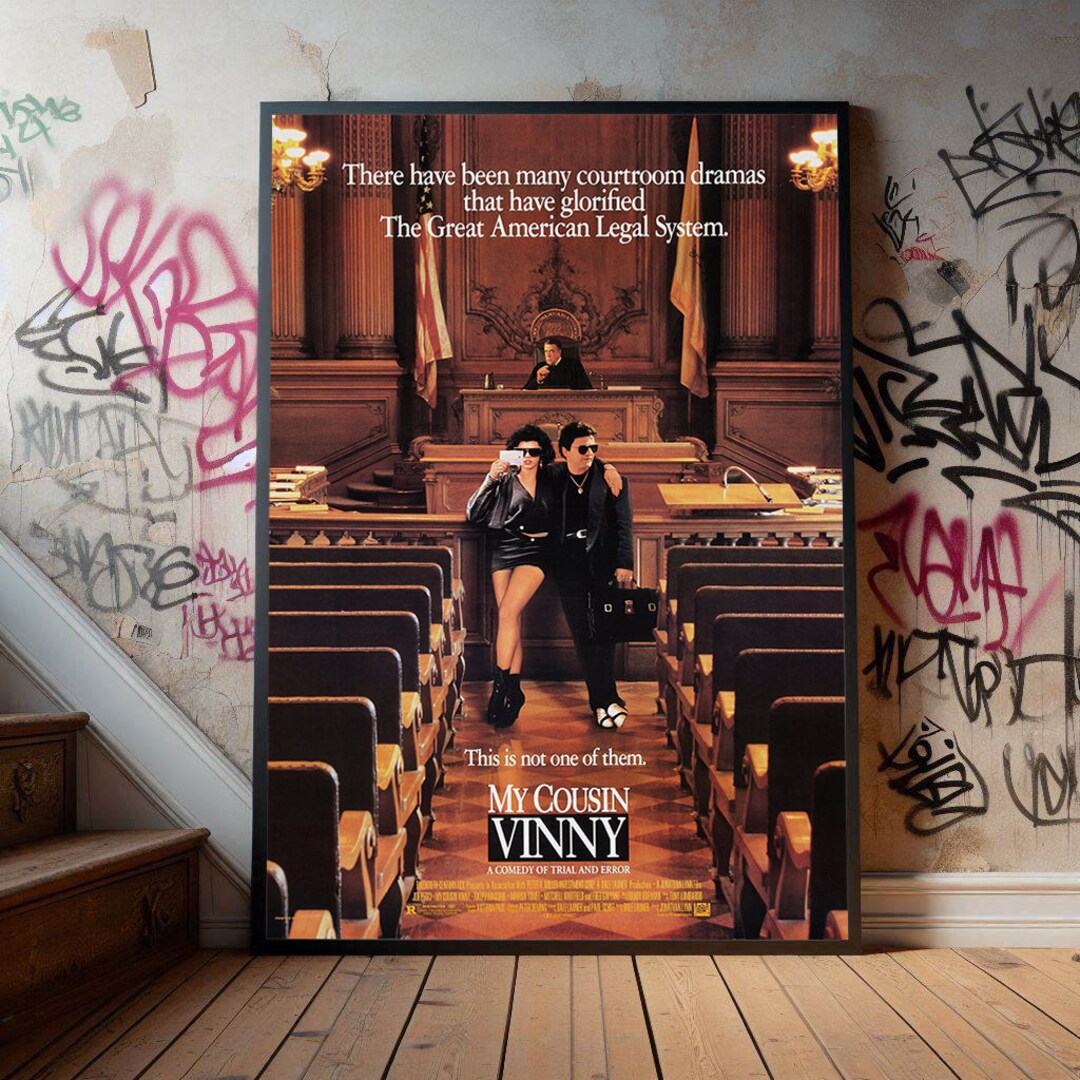 My Cousin Vinny Movie Poster, Premium Canvas Poster, Film Fans ...